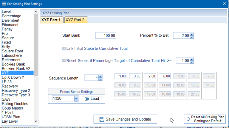 1326 Staking Plan - The Staking Machine