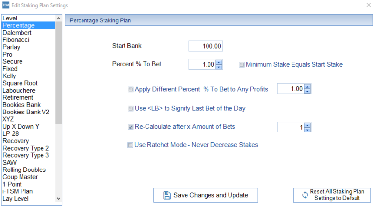 Percentage Staking Plan - The Staking Machine