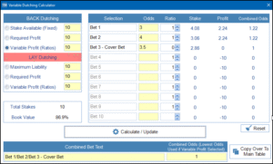 The Staking Machine - Professional Staking Plan & Analysis Software
